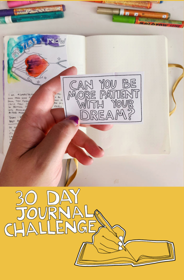 30 Day Journal Challenge – Creative Dream Incubator