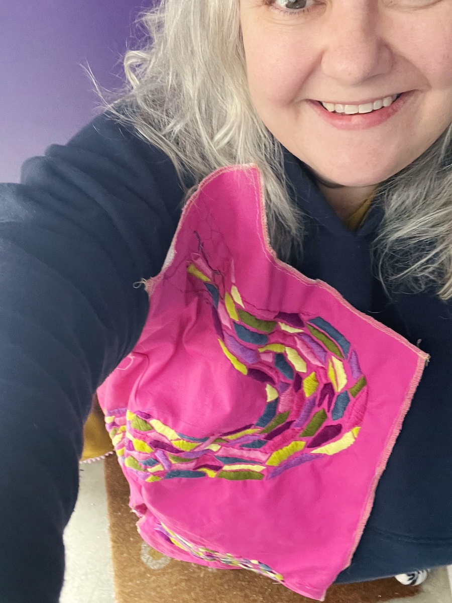 I am making a motorcycle jacket + embroidering a snake all over it – Creative Dream Incubator